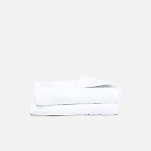 Brooklinen Hand Towel, Luxury Cotton Super-Plush Spa in White - Set of 2