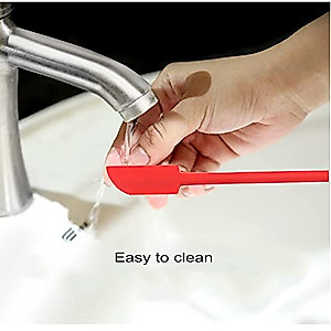 Mini Silicone Spatula Set, 4Pcs Multicolor Silicone Upgraded Double-end Sturdier Makeup Spatula Small Beauty Spatulas for Cosmetic Bottles, Thin Jar Spatula Small Spatula for Kitchen Bottles