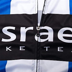 Cycling jersey mens bike tops MTB Jersey zip Mountain Road Clothing Bicycle riding top breathable Summer Pro Team Sports racing cycle jersey for male sportswear polyester Israel Size L