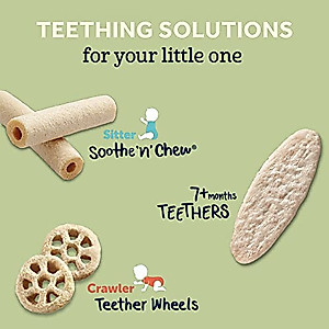 Gerber Snacks for Baby Teether Wheels, Apple Harvest, 1.48 Ounce (Pack of 6)