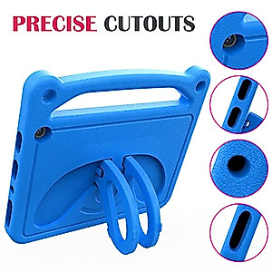 2021 Fire HD 10 & 10 Plus Tablet Case for Kids(11th Generation, 2021 Release)-Lightweight Shockproof Kid-Proof Cover with Stand for All-New Amazon Kindle Fire HD 10 Kids Tablet & Kids Pro Tablet-Blue