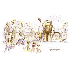 Un leone in biblioteca