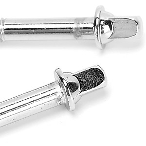 TUOREN Drum Set Hardware 12-Pack Stainless Steel Drum Tight Screw Tension Rods for Percussion Instrument Parts (M6 x50mm)