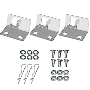 Hongso Grill Parts for Charbroil 466242815 466242716 466242715 463276016 463242716 Models, 17" Grill Grates 3 Pack Heat Plates Burner Tubes Carryover Tubes and Burner Rear Support Brace Included