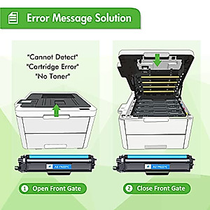 Aztech Compatible TN227 TN227C Toner: Cartridge Replacement for Brother TN227 TN227C TN-227C TN223C MFC-L3750CDW MFC-L3770CDW HL-L3290CDW HL-L3270CDW HL-L3230CDW MFC-L3710CW Printer (Cyan, 1-Pack)