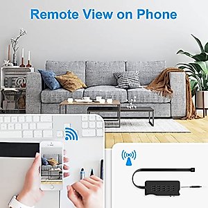 FULAO Hidden Spy Camera Small DIY Module WiFi Security Camera HD 1080P Tiny Wireless Nanny Cam Mini Video Recorder Motion Detection Alarm & Record
