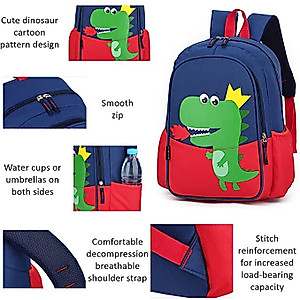 POWOFUN Kids Preschool Kindergarten Backpack Lightweight Cool Cute Cartoon Travel Backpack With Lunch Bag For Boys Girls