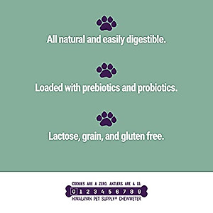 Cubits with Yogurt | Natural Training Treat | Loaded with Prebiotics and Probiotics | No Crumbs - No Sticky Mess | Gluten - Lactose - Soy - Grain Free | 3.5 oz per Pouch