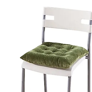 TGone Pads Home Kitchen Office Chair Cushion Pads Seat Indoor Kitchen,Dining & Bar Lumbar Support Pillow Office Chair Massage And Heat (Orange,Coffee,purple,red,Army Green,Blue,Sky blue, One Size)
