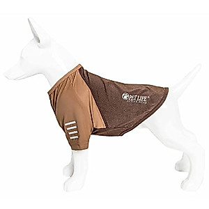 Pet Life ® Active 'Hybreed' 4-Way Stretch Two-Toned Performance Dog T-Shirt