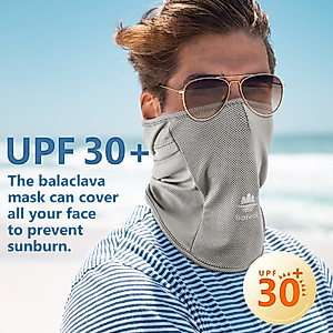 Botack Balaclava Face Mask Sun UV Protection Breathable Full Head Mask for Men Women Cycling