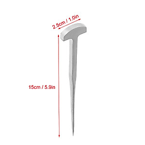 2Pcs Japanese Style Eel Spike Sashimi Knife T-shape Stainless Steel Sushi Chef Tools for Home Kitchen Restaurant