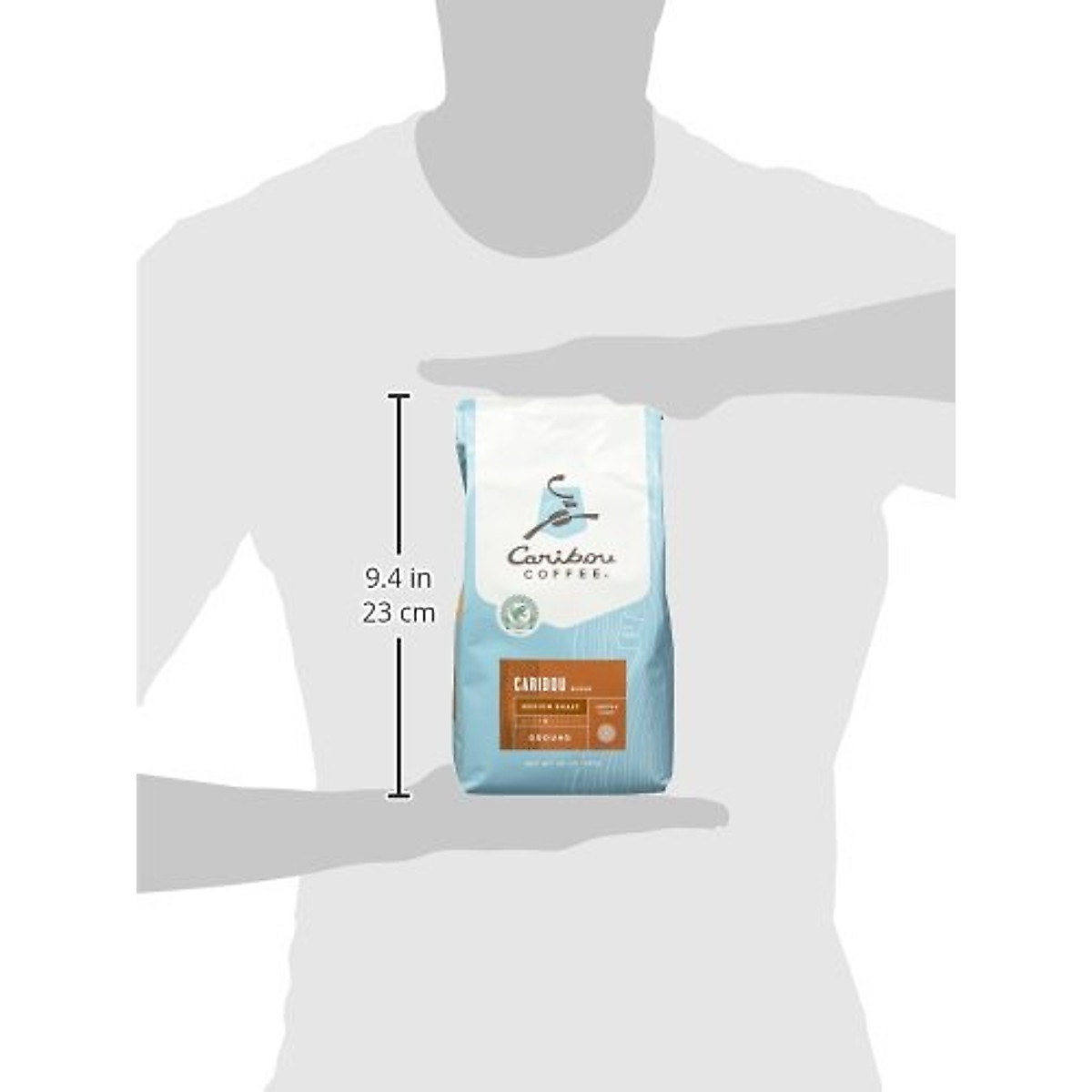 Caribou Coffee, Medium Roast Ground Coffee - Caribou Blend 20 Ounce Bag