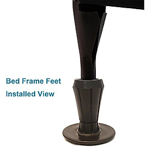 Home's Place Replace Wheels on Bed Frame with These Sturdy Bed Frame Feet Replacement. Keep Bed from Moving. Heavy Duty Bed Frame Feet. Set of 6