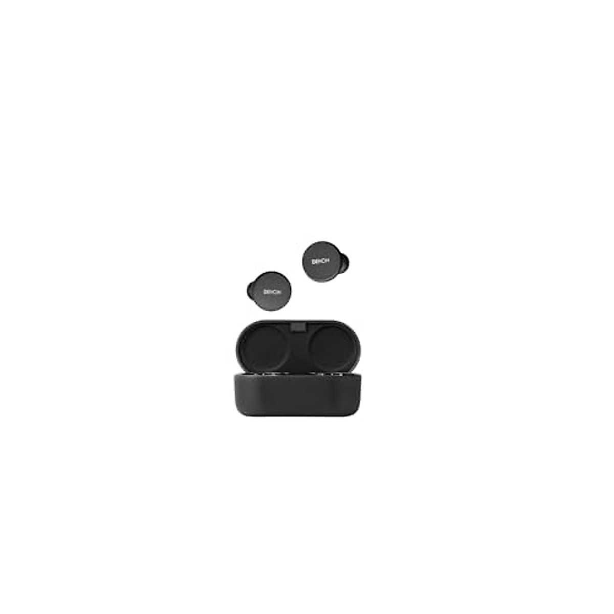 Denon PerL Pro True Wireless Earbuds - Adaptive Active Noise Cancelling, Personalized Sound with Masimo Adaptive Acoustic Technology, Spatial Audio, 32Hr-Battery Life, Wireless Charging, Black