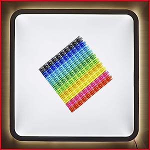 edxeducation Translucent Linking Cubes - Construction Toy for Early Math - Set of 100 - 0.8 Inch - Light Table Toy - Elementary + Preschool Learning