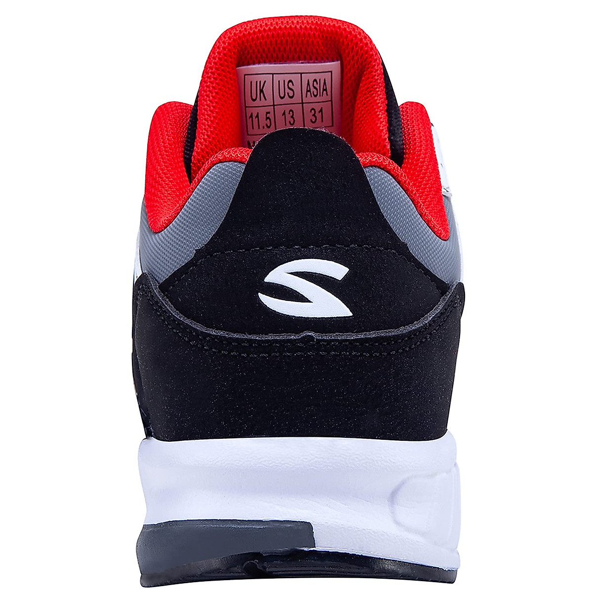 V VICROAD Toddler Kid Breathable Outdoor Hiking Sneakers Grey/Red Athletic Running Shoe Size 9 for Boys Girls