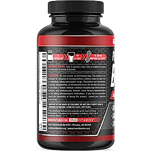 Performance Booster for Men - Enhance Energy, Endurance, Stamina, Strength, Drive & Muscle Growth - Natural Male Enhancing Supplement with Tongkat Ali, Horny Goat Weed & Saw Palmetto - 60 Capsules