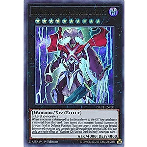 Yu-Gi-Oh! - Number XX: Utopic Dark Infinity - DANE-EN093 - Ultra Rare - 1st Edition - Dark Neostorm