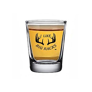 Rogue River Tactical Funny Hunting Shot Glass I Like Big Racks Gift For Hunter