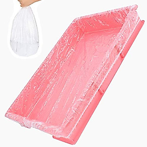 QBLEEV 20 pcs Disposable Small Animals Cage Liner for Parrots Rabbits Guinea Pigs Chinchilla，Hamster Bunny Pet Cage Tray Plastic Filmy Cover， Pet Cage Mat to Replace Diaper，Durable and Water-Tight