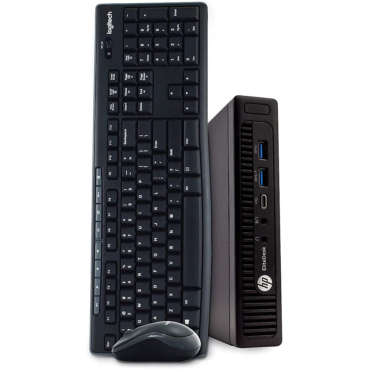 HP ProDesk 6300 Desktop Computer, Intel Quad-Core i5, Ultra-Fast 512GB SSD Storage, 16GB DDR3 RAM, DVD, WiFi, Bluetooth, Windows 10 Pro, New 24 LCD, RGB Mouse/Keyboard Speakers (Renewed)