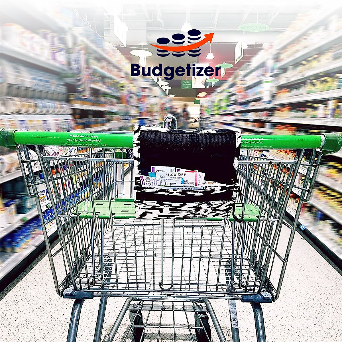 Modern Grocery Coupon Organizer - Wallet & Extreme Coupon Holder Set Includes 24 Plastic Coupon Cards Dividers and Stickers Material Canvas