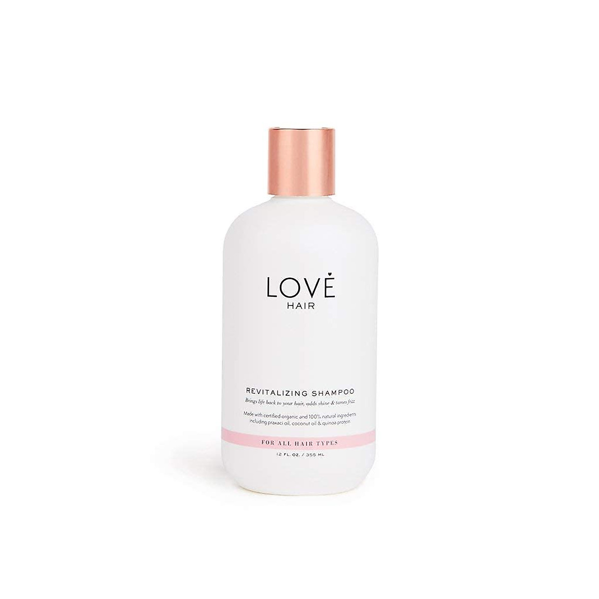 Love Hair - Shampoo and Conditioner Duo Bundle, All-Natural Hair for Dry Hair & All Other Hair Types, Paraben- & Sulfate-Free, Vegan & Cruelty-Free, 12 Oz