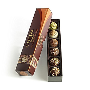 Godiva Chocolatier Truffle Flight, Chocolate Nuts, Nut Lovers, 3.9 Ounce