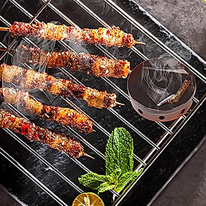 BBQ SMOKER BOX STEEL STAINLESS BBQ smoker box for GRILL Grilling Accessories for Barbecue Meat Smoking