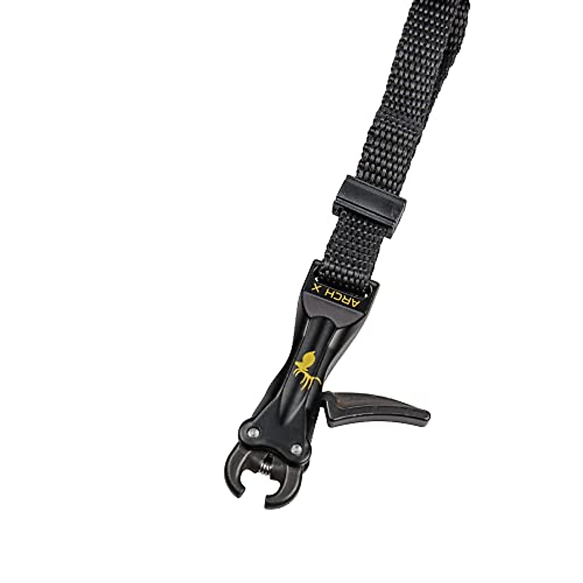 Trophy Ridge ArchX Archery Bow Release - Smooth Dual Caliper Release, Adjustable Strap Length, Interlocking Jaw System, Premium Leather Buckle Strap, Trigger Travel Tuning , Black