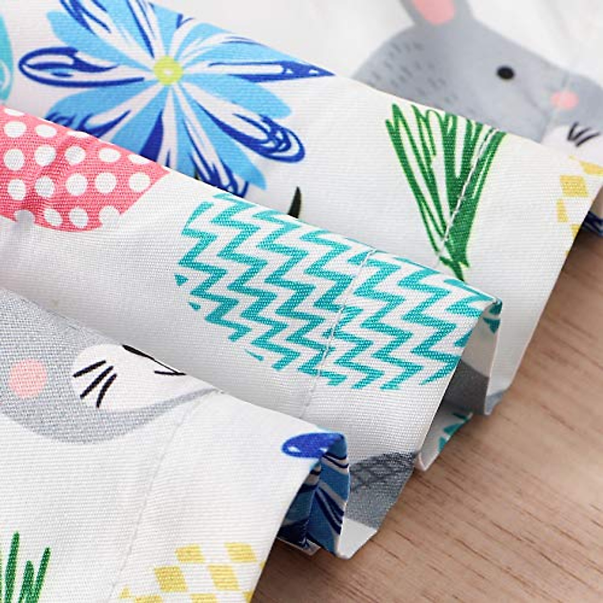 YOUNGER TREE Toddler Baby Girl Easter Outfits Ruffle Long Sleeve Top Bunny Egg Print Skirt One-Piece Girl Dress Clothes (18-24 Months, Pink/Bunny Egg)