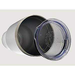 LaserGram 30oz Vacuum Insulated Tumbler Mug, FNP Family Nurse Practitioner, Personalized Engraving Included (White)