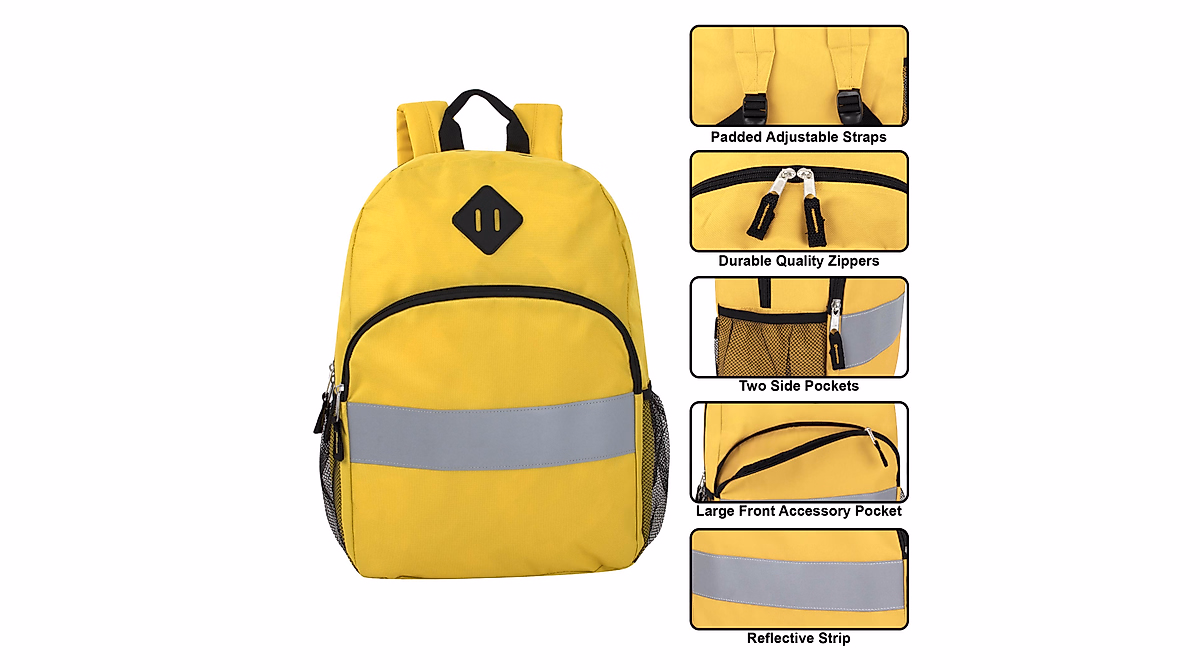 Trail Maker Kids Reflective Backpack for School and Safety