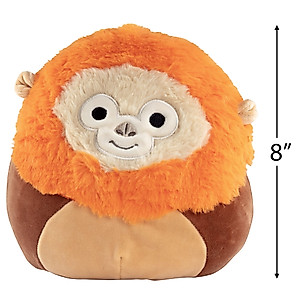 Squishmallows 8" Robb The Orangutan - Official Kellytoy Plush - Cute and Soft Monkey Stuffed Animal Toy - Great Gift for Kids