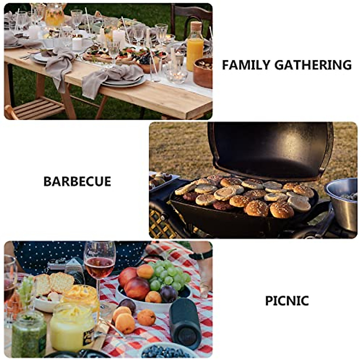 Beavorty 1Pcs Burger Serving Trays Banquet Food Plate Rectangle Dinner Plates Stainless Steel Square Dishes Food Container