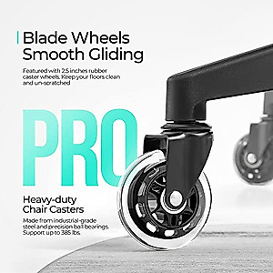 LINSY HOME High-Back Office Chair, Swivel Ergonomic Task Chair with Adjustable Headrest and Arms, Lumbar Support and PU Wheels, Computer Mesh Chair for Home Office, Grey