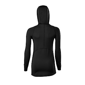EvoShield Women's Lightweight Training Hoodie, Black, XX-Large
