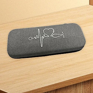 Fenteer Stethoscope Case Storage Box Stethoscope Holder Travel with Inner Mesh Pocket, Portable, Container, Stethoscope Carrying Bag, Gray