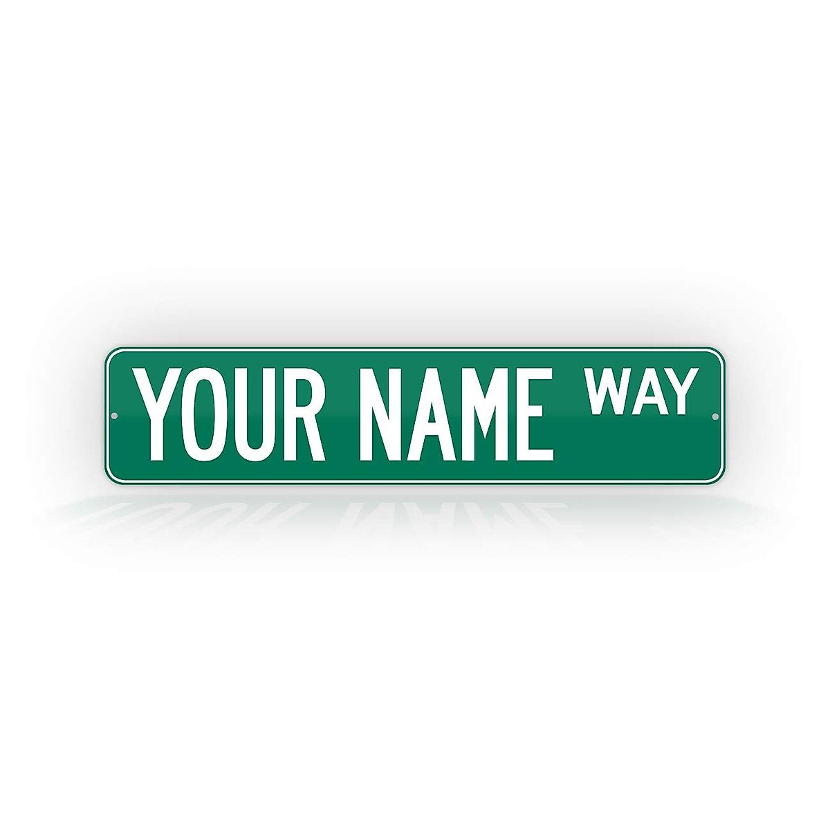 Customized Green Road Sign Personalized Novelty Street Sign