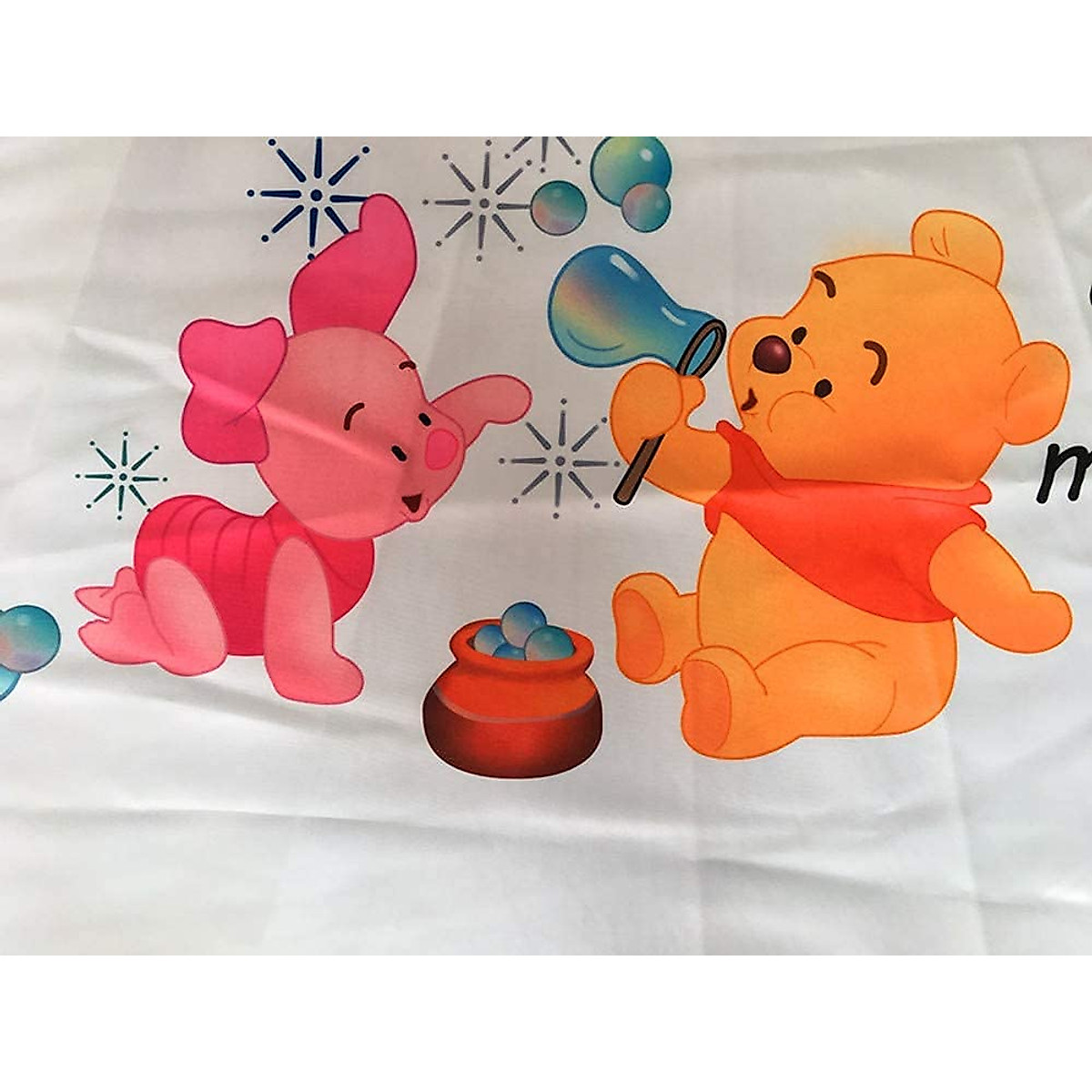 Baby Monthly Milestone Blanket Newborn Photo Props Shoots Backdrop Personalized Animal Yellow Bear Pink Elephant Blowing Bubbles Photography Growing Infants Toddlers Soft Fleece Swaddle Blanket