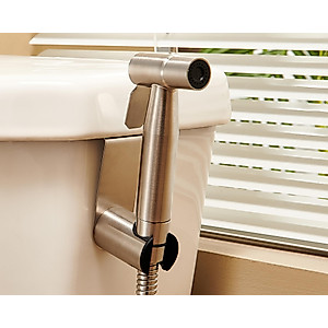 Handheld Bidet Sprayer for Toilet, Stainless Steel Bidet Sprayer Set for Bathroom, Handheld Bidet Attachment Muslim Shower Toilet Bidet Cloth Diaper Sprayer Set