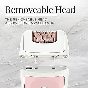 Remington Smooth & Silky Total Coverage Epilator, Electric Tweezing System, Pink, EP7010E