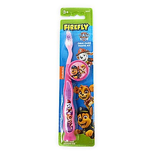 PAW Patrol Toothbrush for Kids 3+ yrs. Soft Suction Cup Pack of 2