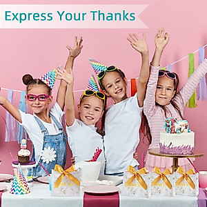 120 Pack Small Thank You Gift Bags Boxes Mini Pink Party Favor Gift Bags with Bow Ribbon Treat Boxes Mini Paper Bags for Wedding Baby Shower Party Favors Bridesmaid Celebration (White, Marble Style)