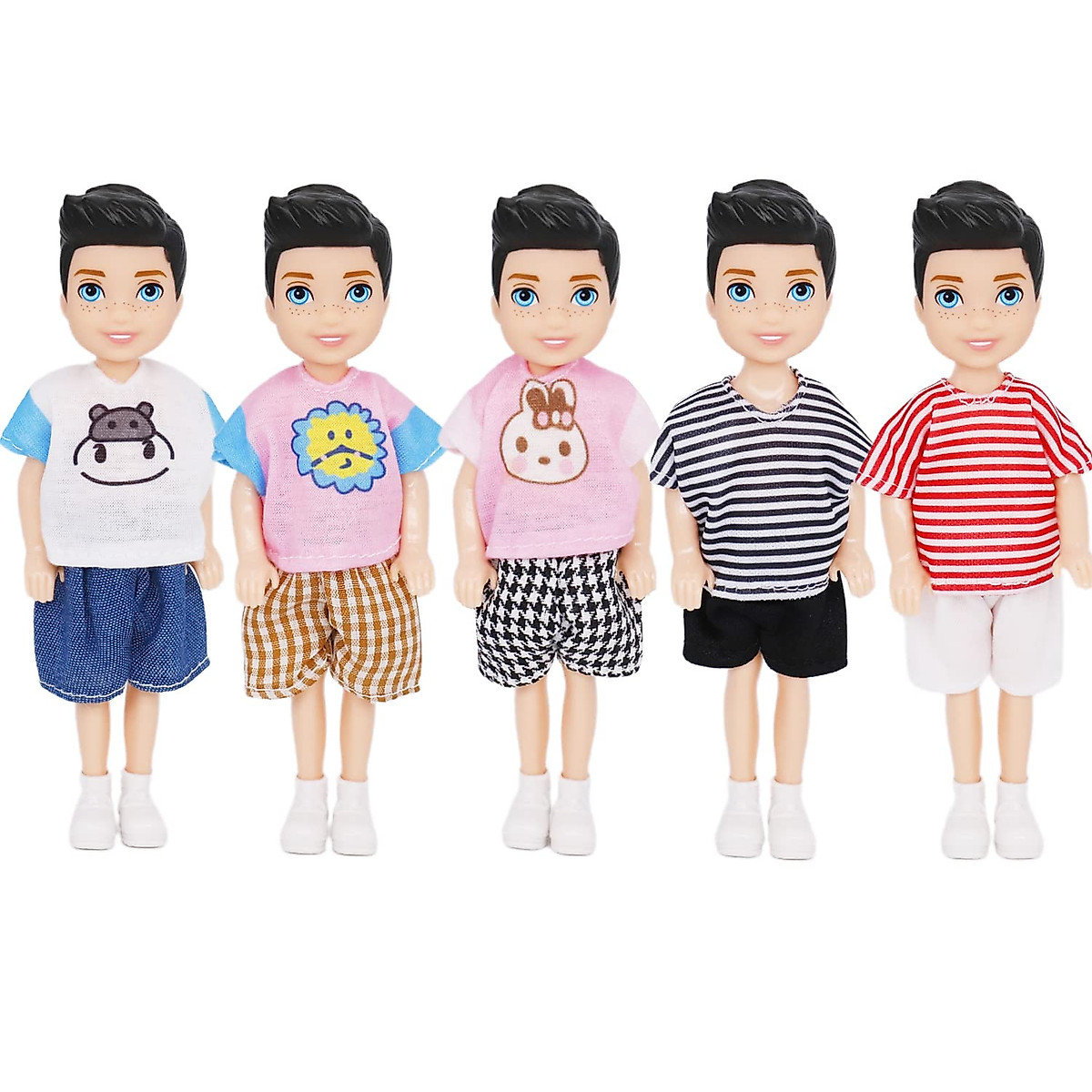 20 Sets 6 inch Chelsea Doll Clothes Accessories 15 Dresses 5 Outfits for Kids Christmas Birthday Gifts