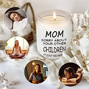 Gift for Mom from Daughter Birthday Gift for Mom from Son -7ozSoy Wax Lavender Long Burn Time Scented Candle- Unique Bday Christmas Mother Day Presents for Mother Who Wants Nothing