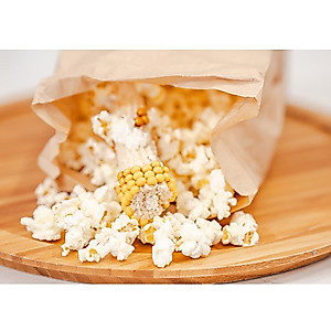 Microwave Popcorn on the Cob (10 Count), Poppin' Cobs Popcorn, 10 Individually Wrapped Popcorn Cobs w/bags, Gluten Free and Non- GMO