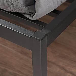 Sauder Cannery Bridge Queen Platform Bed, Black Finish