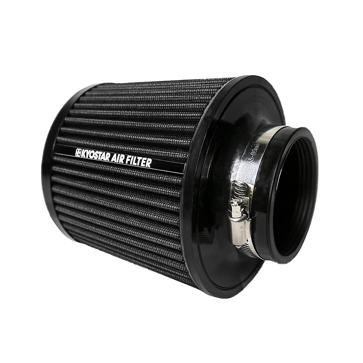 Kyostar Universal Black 3 Inch 76mm Air Intake Cone Filter Replacement Quality Dry Air Filter